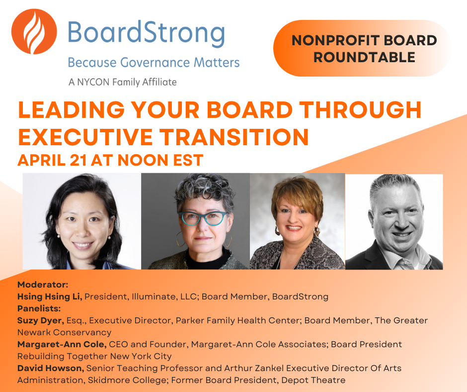 Board Member Roundtable: Leading Your Board Through Executive ...
