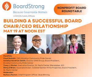 Roundtable Building A Successful Board Chair Ceo Relationship
